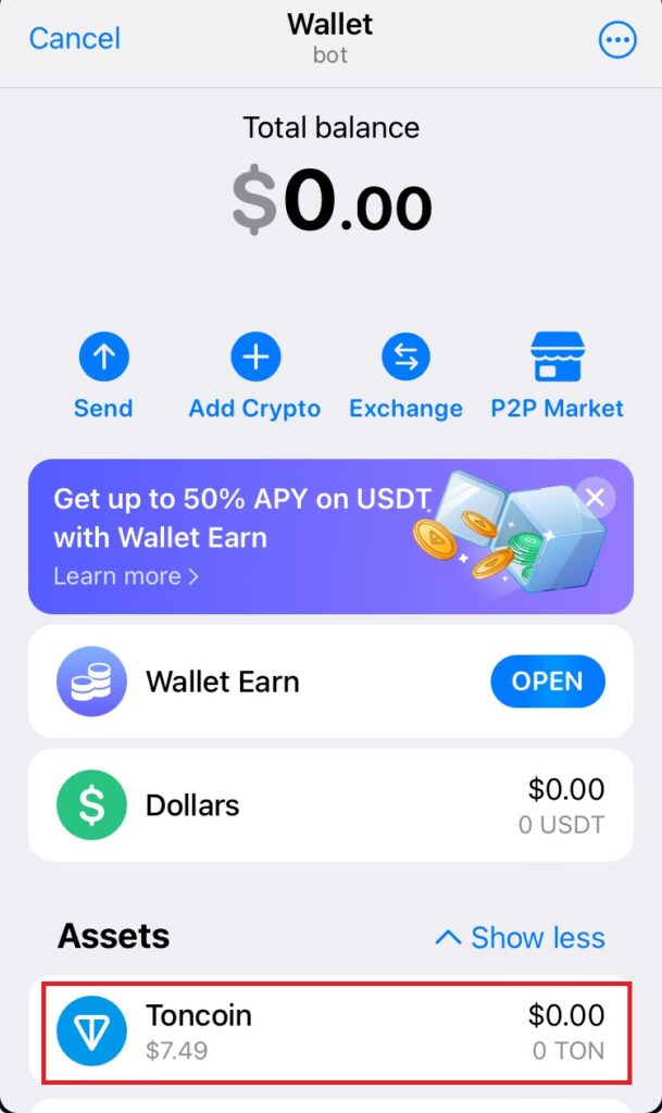 TONコインにも使えるTelegram Walletの作成方法 - BrainExe