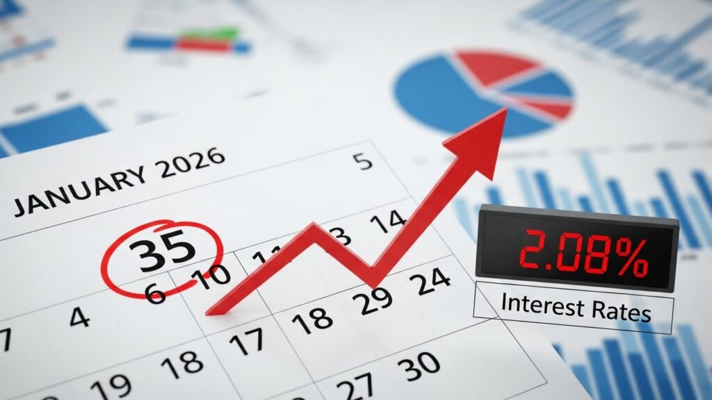 フラット35の金利、2026年1月に2.08％に上昇 - BrainExe